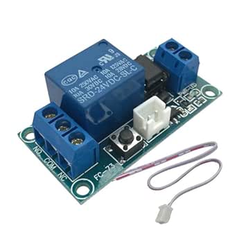 1 Channel DC 5V 12V 24V Latching Relay Module with Touch Bistable ...