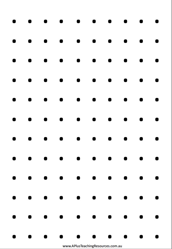 Isometric Dot Paper A4 Size