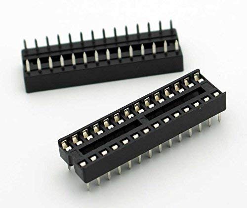 Auto Botix 28 Pin DIP IC Socket-Base-Connector for Microcontrollers and ...