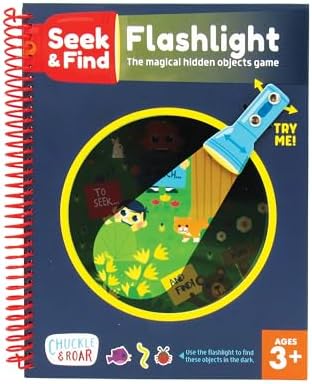Amazon.com: Chuckle & Roar Flashlight Seek & Find Adventure Book ...