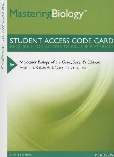 Mastering Biology - Standalone Access Card - for Molecular Biology of the Gene (Mastering ...