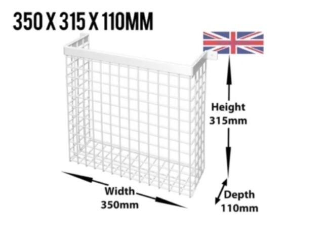 Mail Slot Cover Slimline Mail Slot Catcher, Post Letter Box Cage Ideal ...