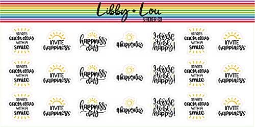 Amazon.com: Happiness Planner Sticker | Libby and Lou Sticker Co : Arts ...