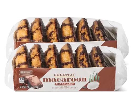 Amazon.com: Belgian Chocolate Coconut Macaroons Jumbo, 2, 7.8oz Benton ...