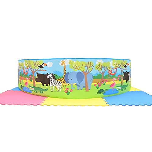 M.Y Splash 6ft x 15in Quick and Easy Set Paddling Pool Colourful Kids ...