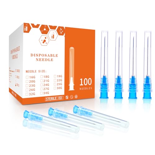 Snapklik.com : 23 Gauge 1 Inch Needle Luer Lock Dispensing Accessories