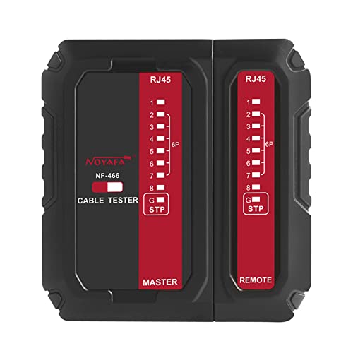 NF-466 Network Cable Tester POE Wire Checker Launcher & Receiver UTP ...