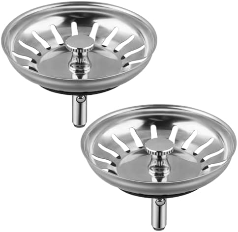 Kitchen Sink Plug, Stainless Steel Kitchen Sink Strainer Stopper ...