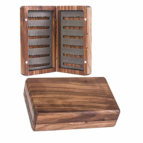 MAXIMUMCATCH Maxcatch Classic Bamboo Wood Fly Box Fly Fishing Flies Box ...