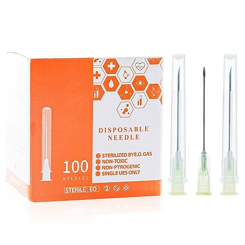 Snapklik.com : 19 Gauge 1.5 Inch Needle,Luer Lock Syringe Needles For ...