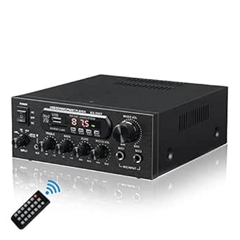 Amazon.co.jp: Car Multi-Channel Amplifier HiFi Digital Amplifier Stereo ...