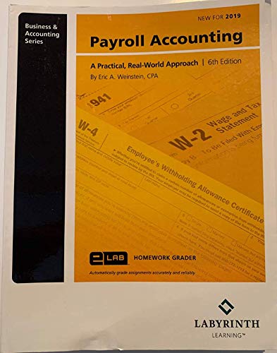 Amazon.com: PAYROLL ACCOUNTING-W/ACCESS: 9781640610286: Eric A ...
