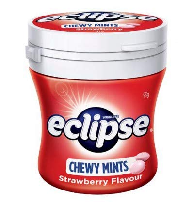 Amazon.com : Wrigleys Eclipse Strawberry Chewy Mints 93gm x 6 : Grocery ...