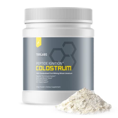 TBR Labs Bovine Colostrum Powder with Immunoglobulins and Lactoferrin ...