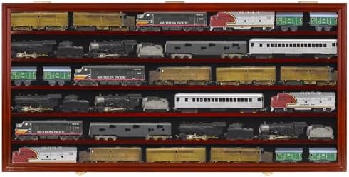 Amazon.com: HO Scale Trains Display Case Wall Cabinet Shelves ...