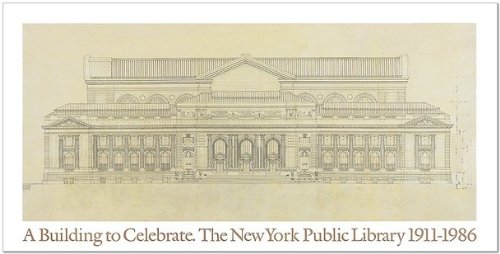 SMART ART - 'Elevation - The New York Public Library' by Carrere ...