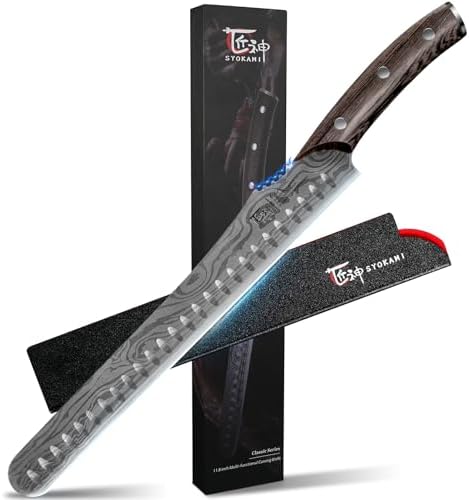 Amazon.com: Cutluxe Extra-Long 14" Slicing Carving Knife – Brisket ...