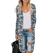 Elapsy Womens Color Block Striped V Neck Sweater Long Sleeve Pullover ...