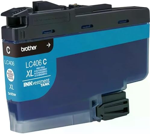 Amazon.com: Brother Genuine LC406BK Standard Yield Black INKvestment Tank Ink Cartridge : Office ...