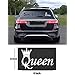 Amazon.com - Queen Crown Car Sticker Vinyl Decal Bumper Stickers for ...