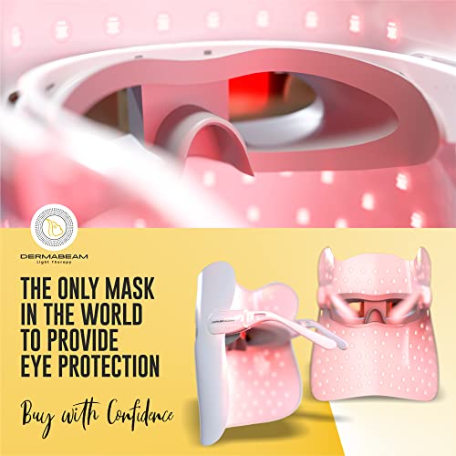 Dermabeam Pro Is LED Light Therapy Mask (115 LEDS, 7 Colors, Cordless ...
