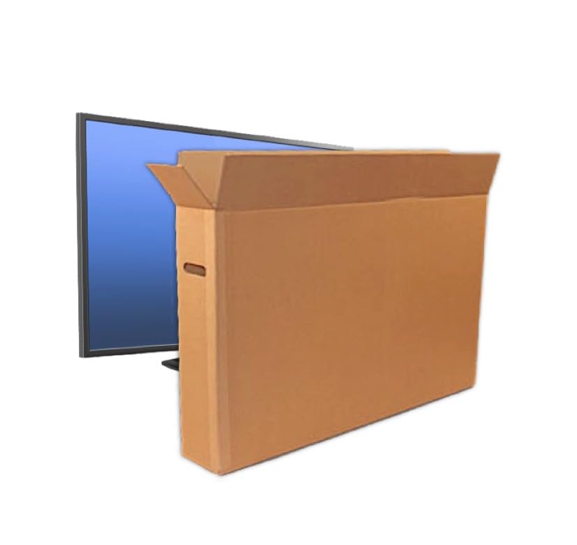 Generic 32 inch TV Monitor Double Wall Cardboard Moving Box with double ...