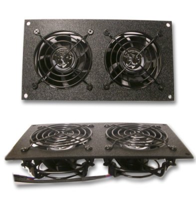 Amazon.com: Coolerguys Cabcool802 Dual 80mm Fan Cooling kit for Cabinet ...