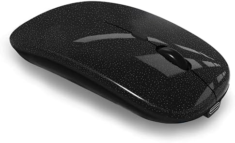 Amazon.com: WREANU Wireless Bluetooth Mouse Rechargeable LED Silent ...