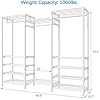 Amazon.com: VIPEK S3i Heavy Duty Garment Rack with Adjustable Shoe Rack ...
