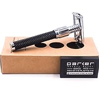 Parker 92R Ultra Heavyweight Butterfly Open Double Edge Safety Razor ...