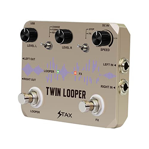 Snapklik.com : Stax Twin Looper Guitar Pedal Loop Guitar Effects Pedal ...
