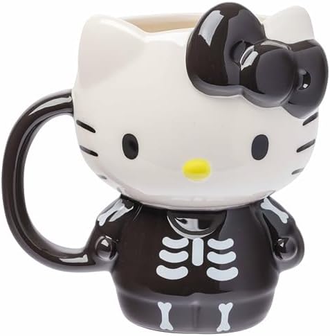 Amazon.com | Silver Buffalo Sanrio Hello Kitty Halloween Spooky Pink ...