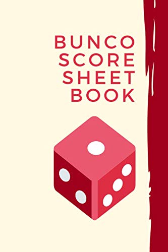 Bunco Score Sheet Book: Game Record Keeper Book, Scorekeeping Pads ...