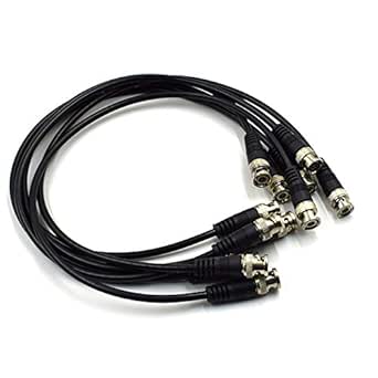 Amazon.com : Hxchen 0.5m/1.6ft BNC Cable - BNC Male to Male Extension Connector Adapter RF ...