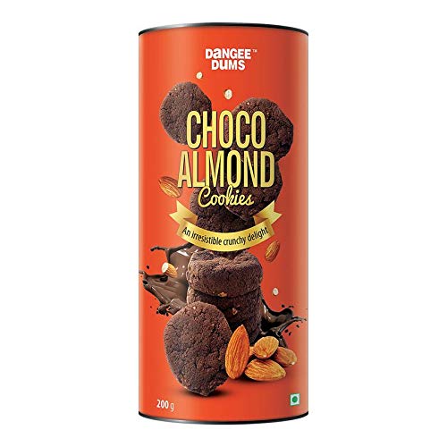 Dangee Dums Chocolate Almond Cookies : Amazon.in: Grocery & Gourmet Foods