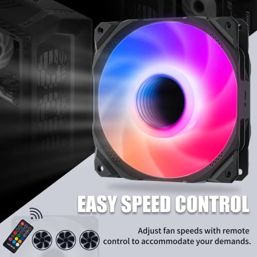Snapklik.com : upHere RGB Case Fans,120mm Quiet Computer Cooling PC ...