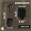 Amazon.com : 2 Piece Military Grade Entrenching Tool Set – Tri Fold ...