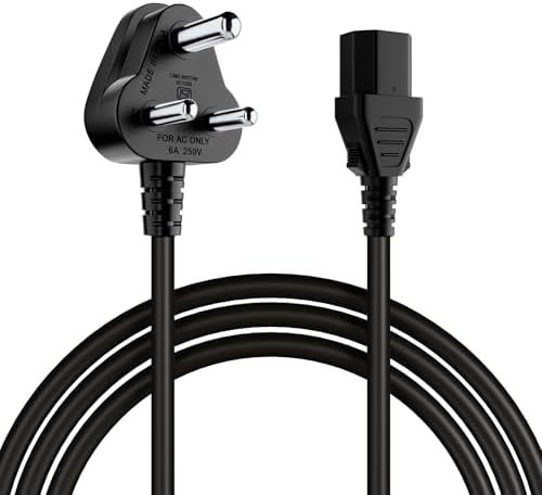 Buy FEDUS 3M Computer Power Cable Cord for Desktops PC and Printers ...