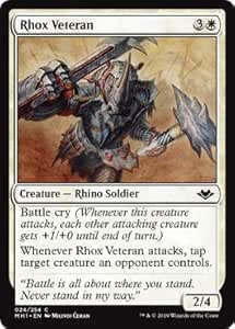Amazon.com: Magic: The Gathering - Rhox Veteran - Foil - Modern ...