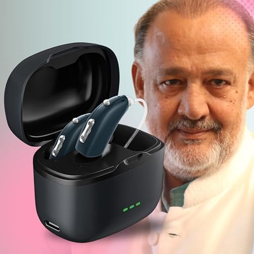 Aika AK-6318 16 Channel BTE Digital Hearing Aid Machine, Rechargeable ...