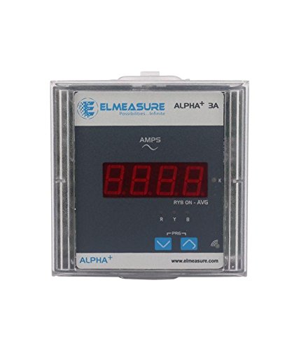 ELMEASURE ALPHA +3A 3 PHASE Amp METER : Amazon.in: Industrial & Scientific