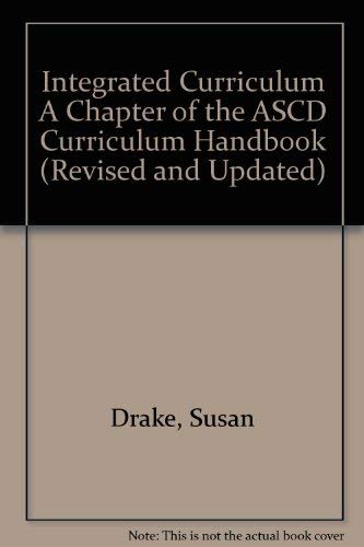 Buy Integrated Curriculum a Chapter of the Ascd Curriculum Handbook ...
