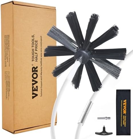 Amazon.com: Holikme 35 Feet Dryer Vent Cleaning Brush, Lint Remover, Synthetic Brush Head, Use ...