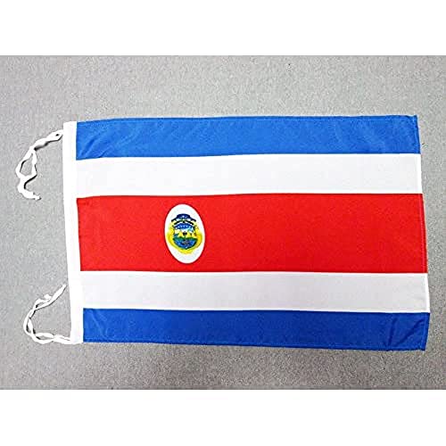AZ FLAG Costa Rica Flag 18” x 12” cords – Costa Rican SMALL flags 30 x ...