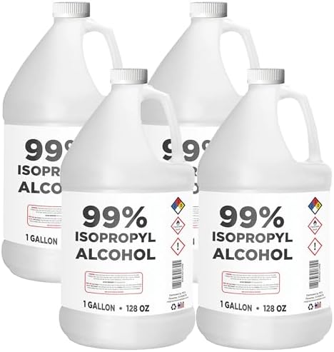 Amazon.com: Isopropyl Alcohol - IPA 91% (4-1 Gallon) High Purity - Made ...