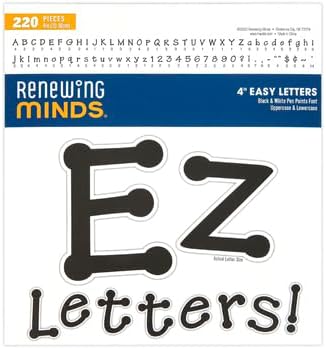 Amazon.com: Black Pin Points Easy Letters Upper/Lowercase – 220 Pieces ...