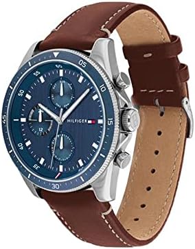 Tommy Hilfiger Leather Analog Blue Dial Men Watch-Th1791815W ...