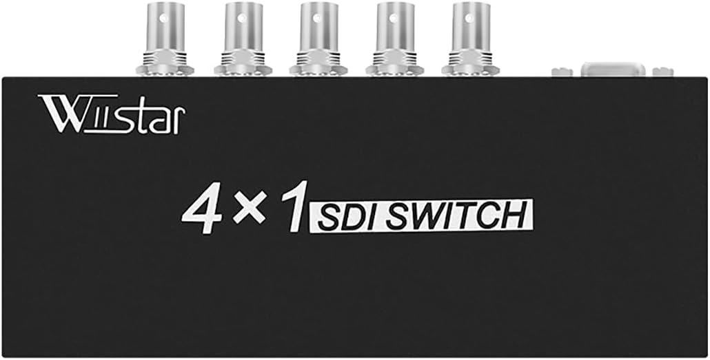 Amazon.com: SDI 4x1 3Gb/s SDI Switcher with ReClock Technology ...
