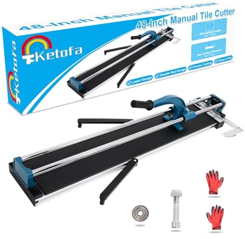 TILER 48 Inch Manual Tile Cutter, Professional Porcelain Ceramic Raptor ...
