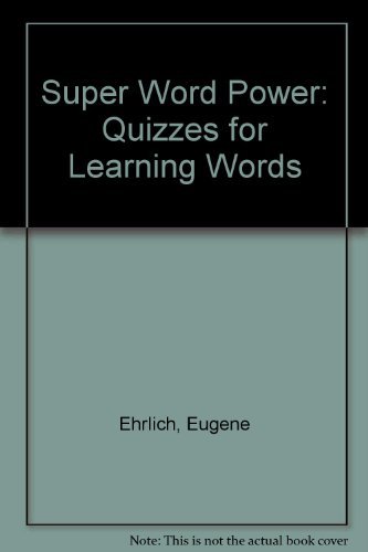 Super Word Power: Quizzes for Learning Words : Buy Online at Best Price ...